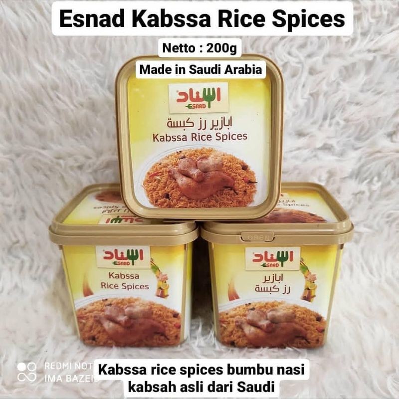 Jual Esnad Kabssa rice Spices 200gr bumbu nasi kabsah ori Saudi ...