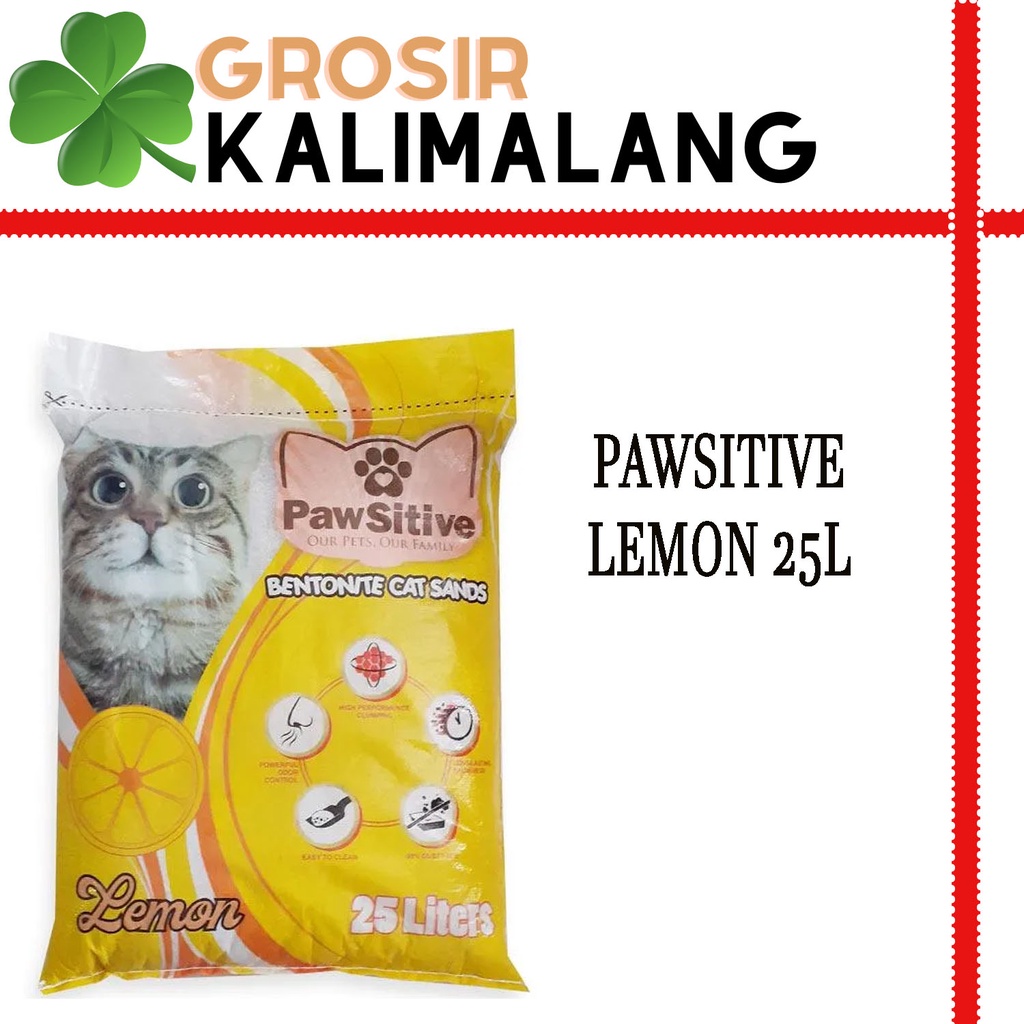 Jual Pasir Kucing Pawsitive Lemon 20k (Grab/Gosend) | Shopee Indonesia