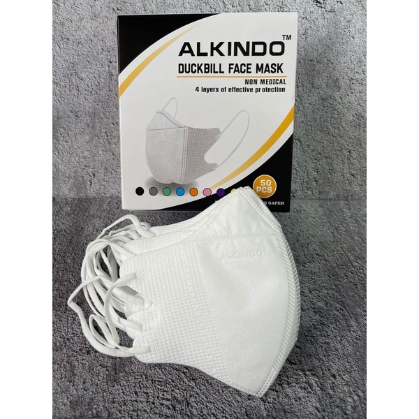 Jual Masker Duckbill Alkindo Putih Embos ( Duckbill alkindo 3ply 50pcs ... Jual Masker Duckbill Alkindo Putih Embos ( Duckbill alkindo 3ply 50pcs ...