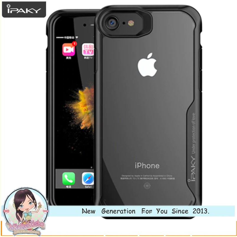 Jual iPaky Case iPhone Se 2020 7 8 Original Armor Bumper Transparan ...