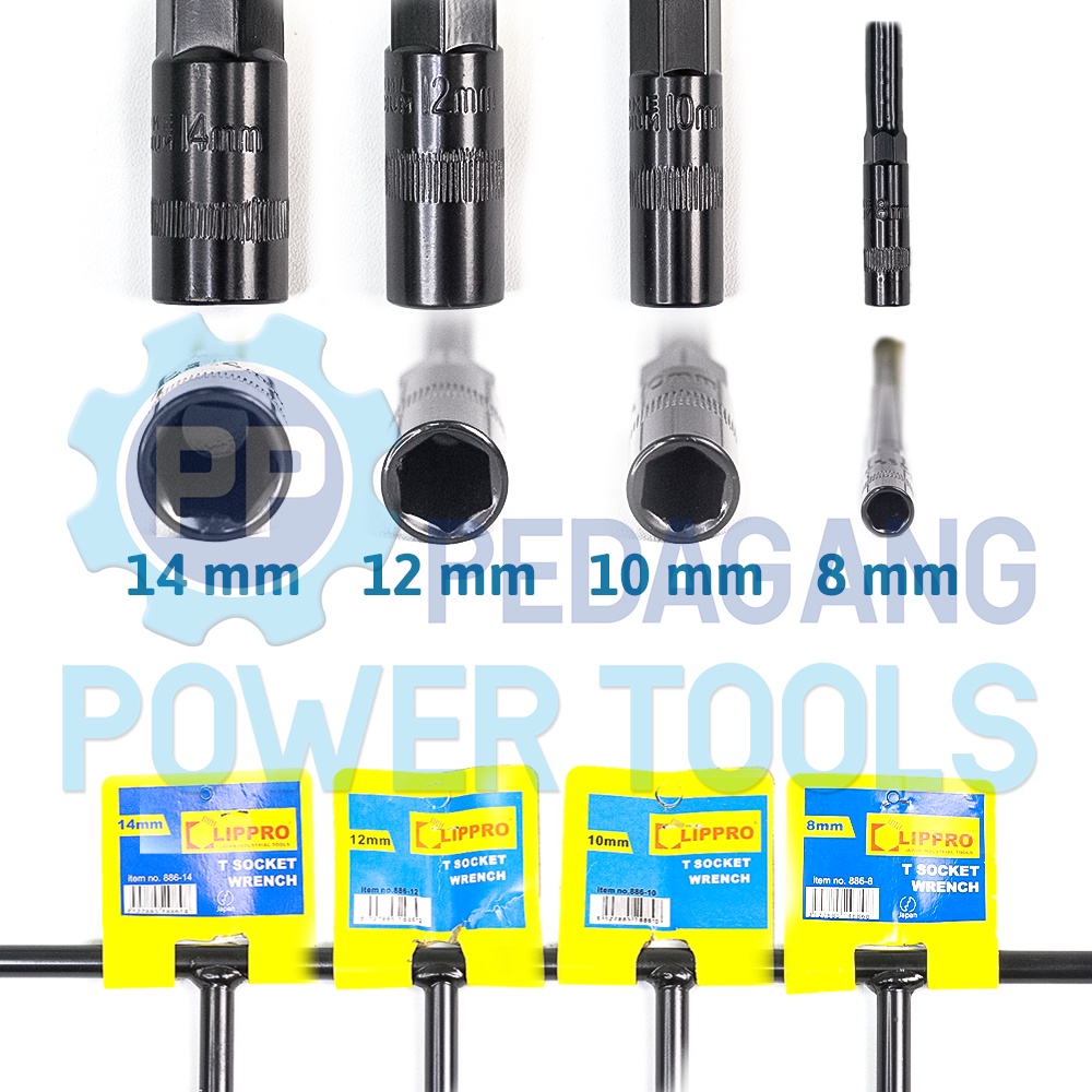 Jual LIPPRO PAKET 4 SET KUNCI T SOK 8 - 10 - 12 - 14 MM KUNCI SOCK T ... Jual LIPPRO PAKET 4 SET KUNCI T SOK 8 - 10 - 12 - 14 MM KUNCI SOCK T ...