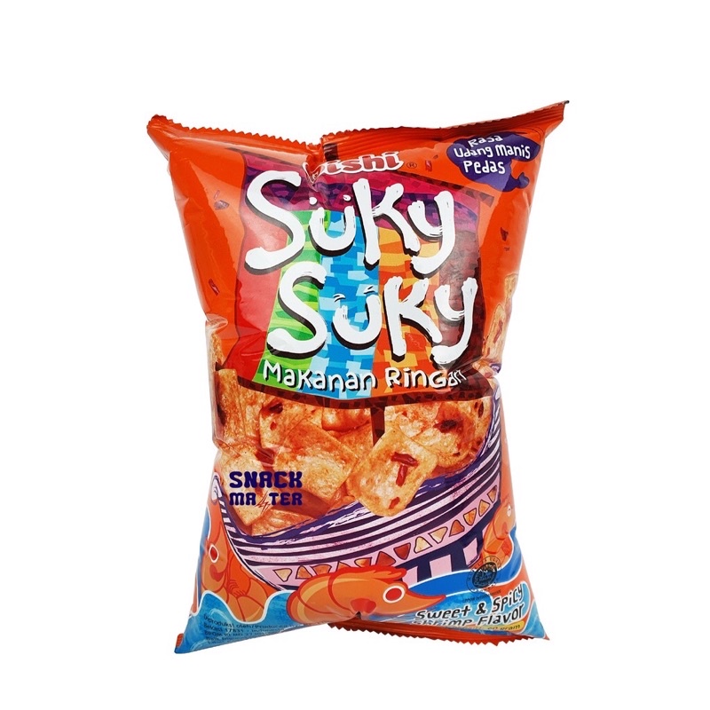 Jual Oishi Suky Suki Seaweed / Sweet & Spicy Shrimp - Netto 65gr | Shopee Indonesia