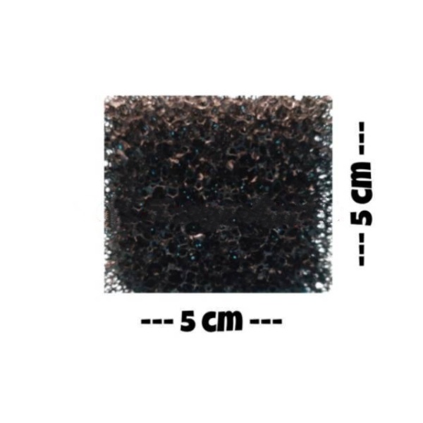 Jual Busa Hitam 5 x 5 x 5 cm Kapas Media Filter Bio Foam Aquarium ...