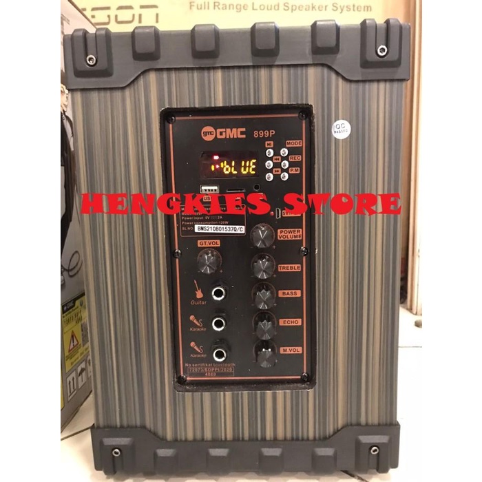 Jual Speaker Karaoke Portabel GMC 899P | Shopee Indonesia