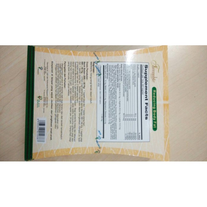 Jual Thermolite Plus isi 30 / Pelangsing Termolite Isi 30 / Obat Kurus ...