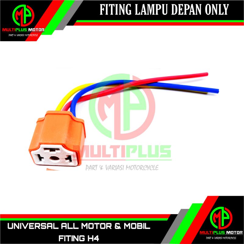 Jual Fiting Piting Peteng lampu depan H4 Cob Cop Kob Kop lampu depan H4 ...
