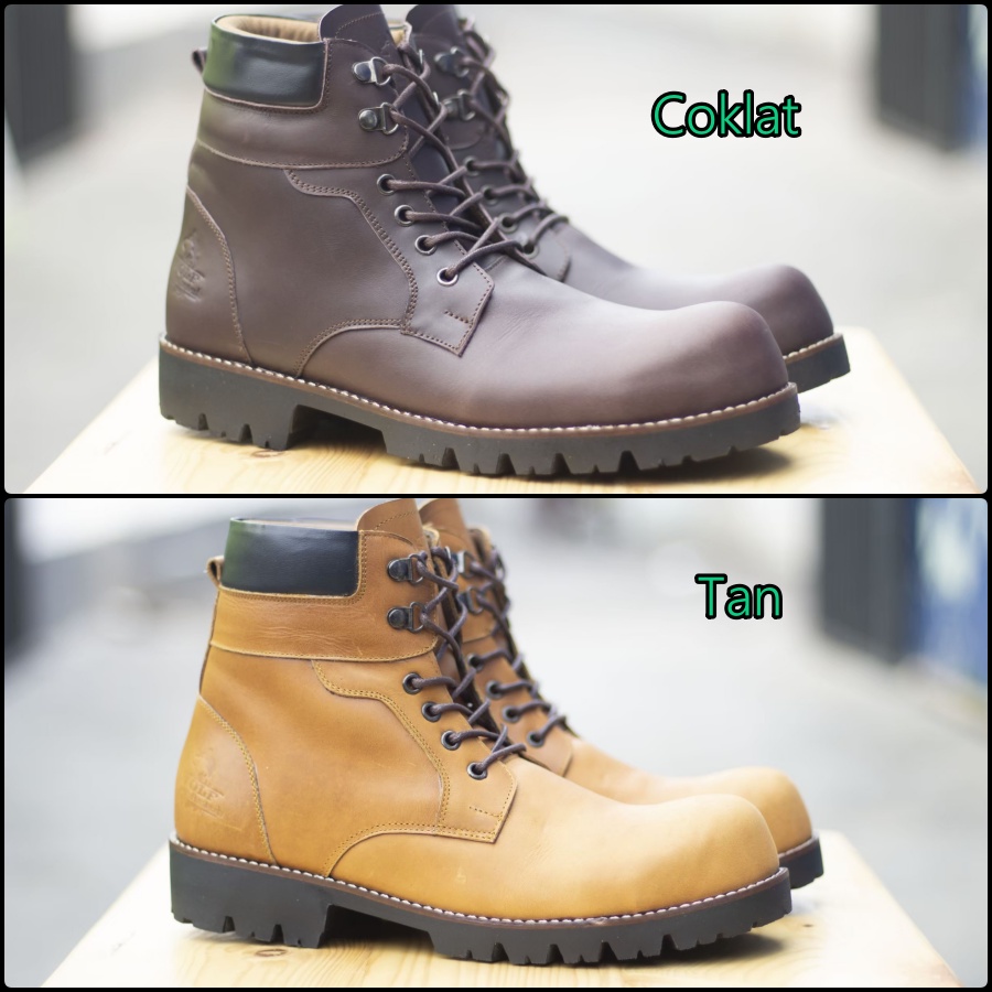 Jual Sepatu Safety Boot Ukuran Besar Big Size 44 45 46 Jumbo Boots ...