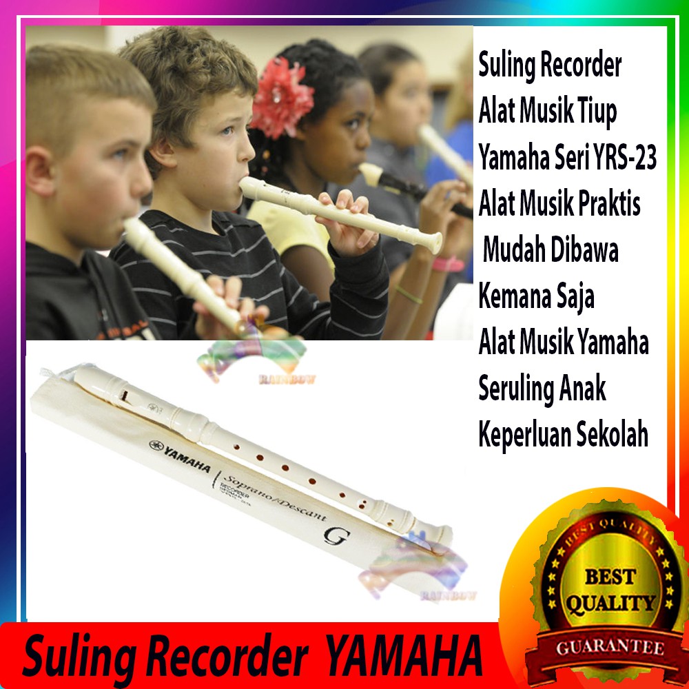Jual Suling YAMAHA YRS-23 Original / Seruling Yamaha Suling Recorder ...
