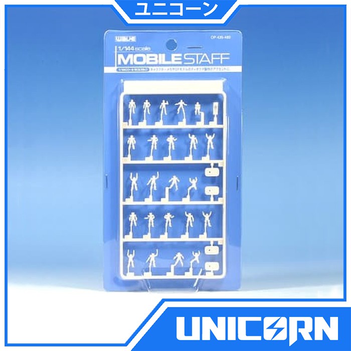 Jual PROMO MOBILE STAFF 1/144 WAVE / FIGURE PILOT DAN CREW GUNDAM SKALA ...