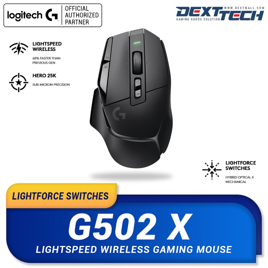 Jual Logitech G502 X Lightspeed Wireless Gaming Mouse - Hitam | Shopee ...