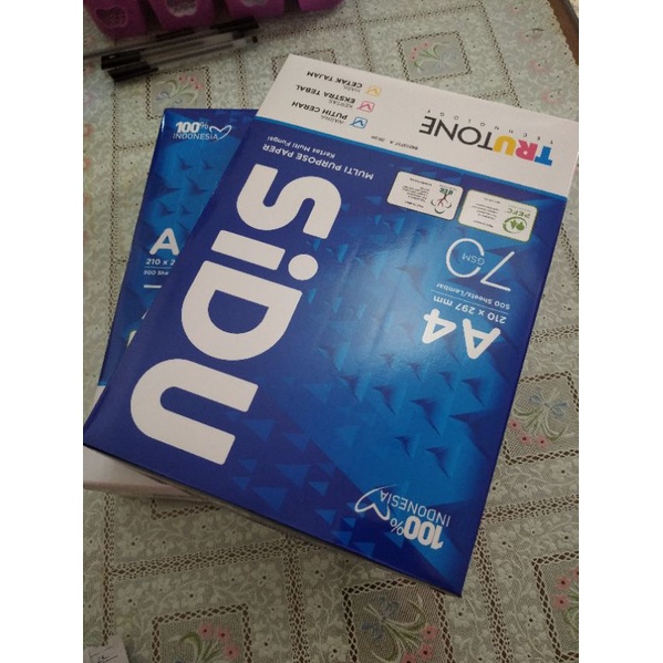 Jual kertas hvs putih A4 sidu 1 rim | Shopee Indonesia