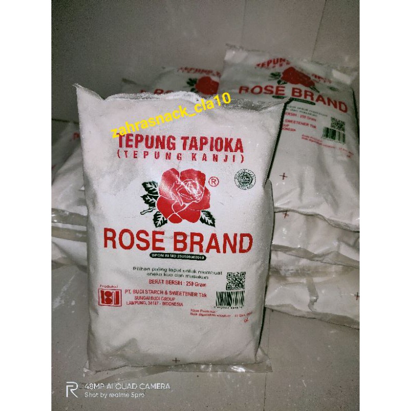 Jual Tepung Tapioka Rose brand 250gr | Shopee Indonesia