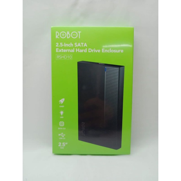 Jual ROBOT RSHD10 SSD HDD Enclosure 2.5-Inch SATA USB 3.0 External Case ...
