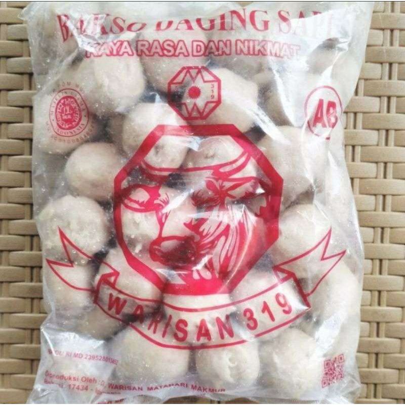 Jual bakso sapi warisan 319 isi 50 pcs | Shopee Indonesia