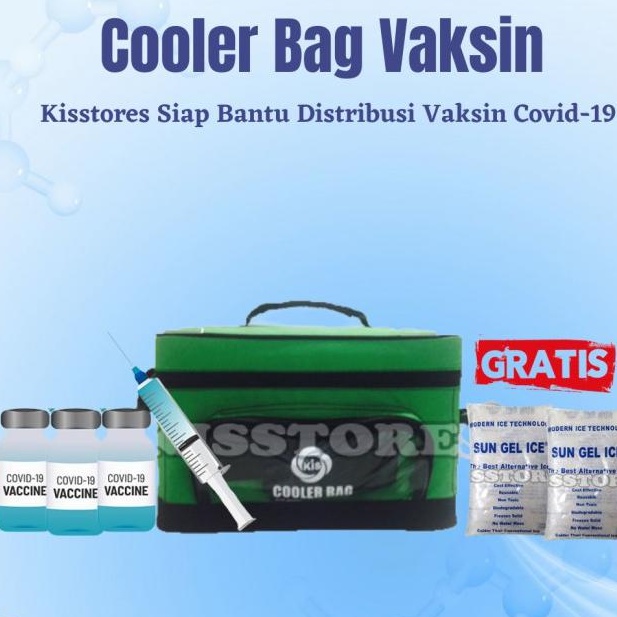 Jual Cooler Bag Vaksin / Vaccine Carrier / Box Vaksin + Ice Gel 1 ...