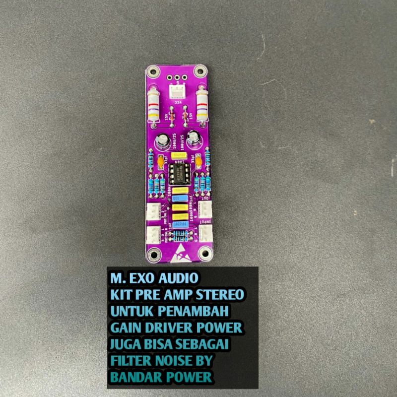 Jual Kit pre amp buffer amplifier stereo double layer | Shopee Indonesia
