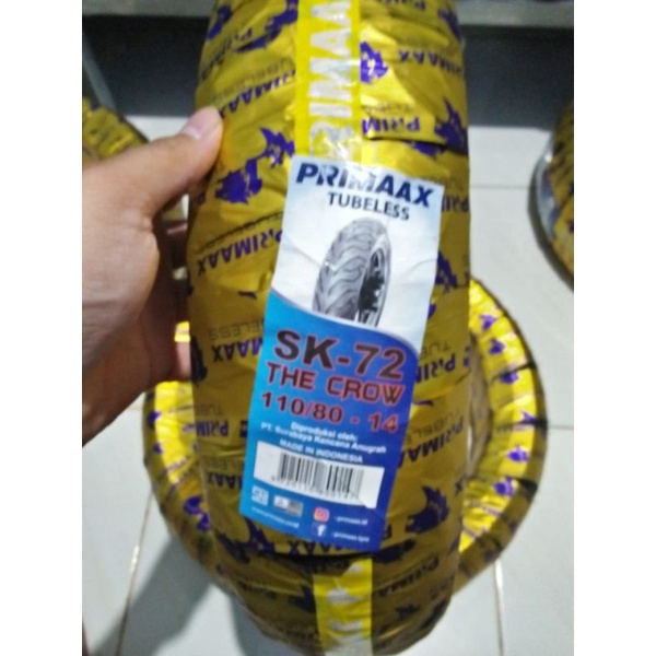 Jual Ban PrimaaX SK72 110/80-14 - Ban Depan PCX 150cc/Aerox 155cc ...