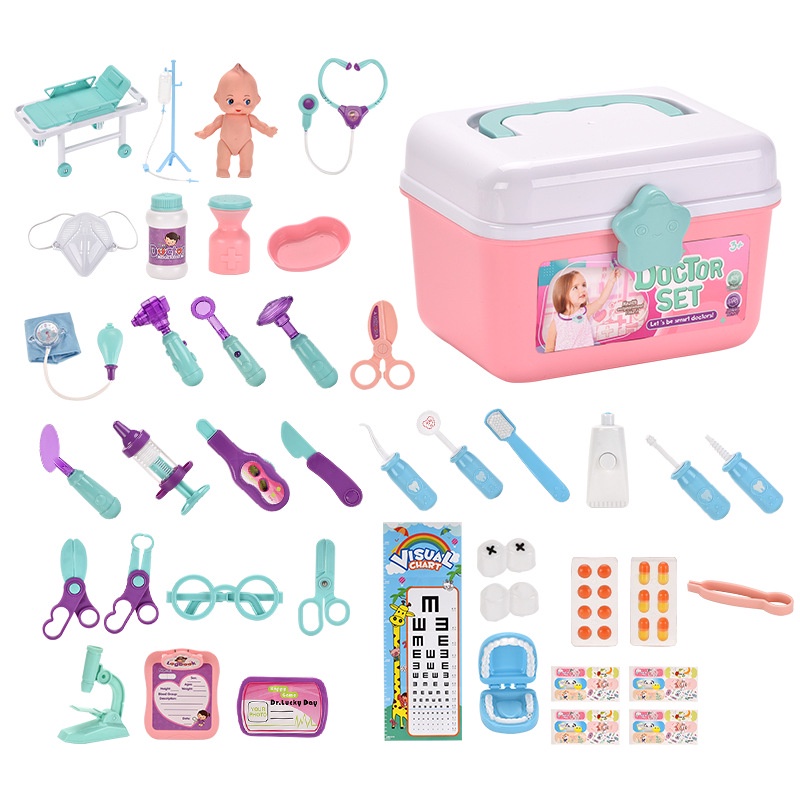 Jual Mainan edukasi - Dokter set ( 3 alat menyala ) / pretendplay ...