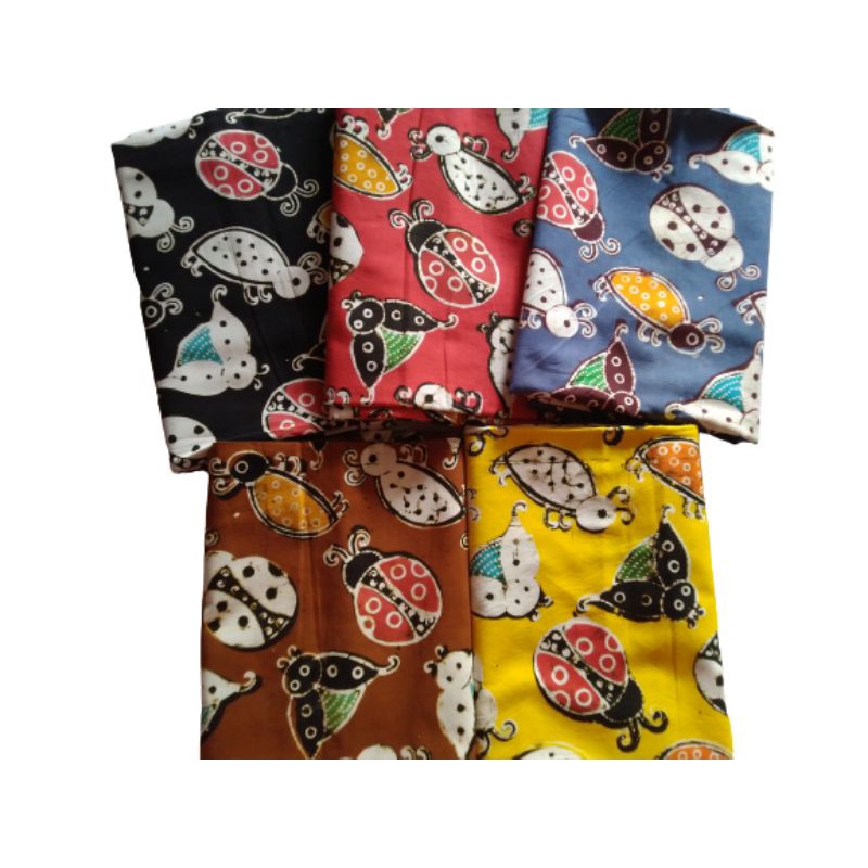 Jual Kain batik cap warna motif kumbang | Shopee Indonesia