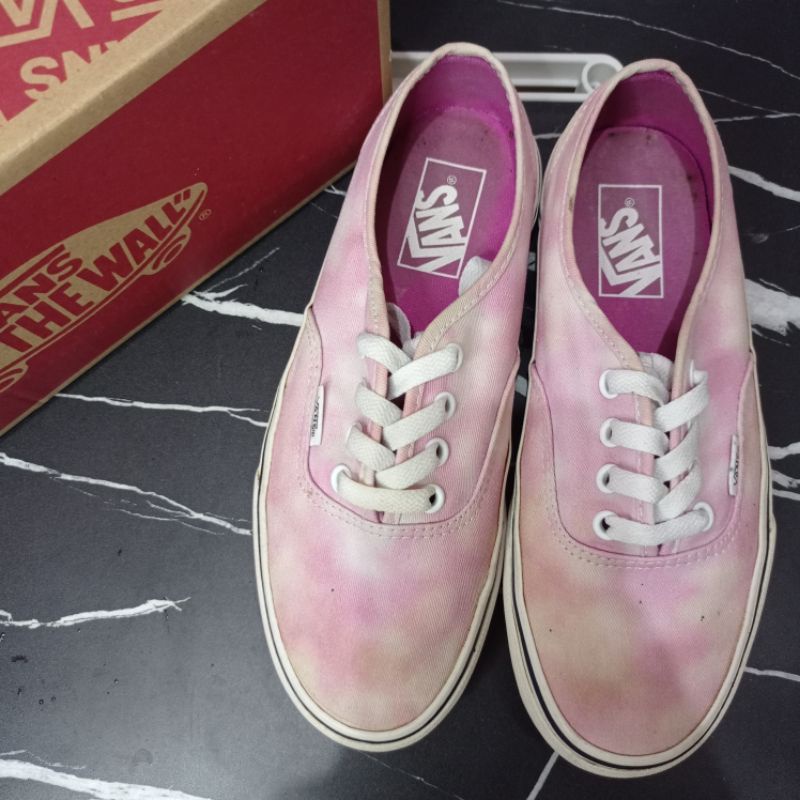 Jual Sepatu Vans Authentic Tye Die Pink original | Shopee Indonesia