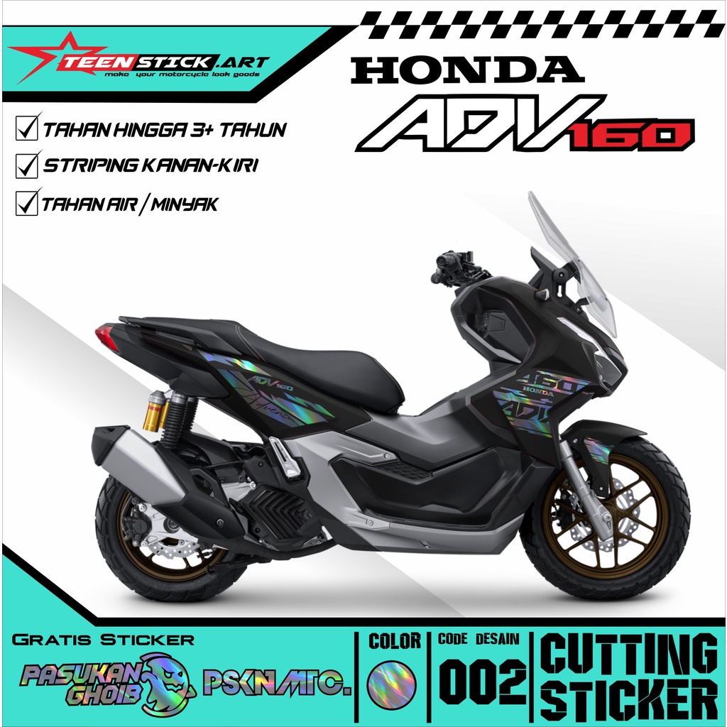 Jual Cutting Sticker ADV 160 - Aksesoris Motor Stiker Honda ADV New ...