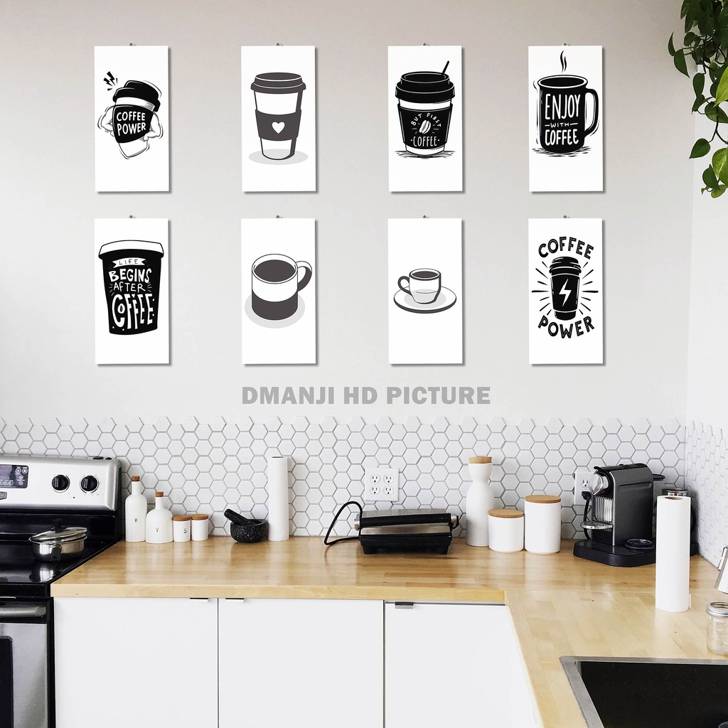 Jual DMANJI HD | Hiasan dinding Coffee | Poster kayu walldecor coffee ...
