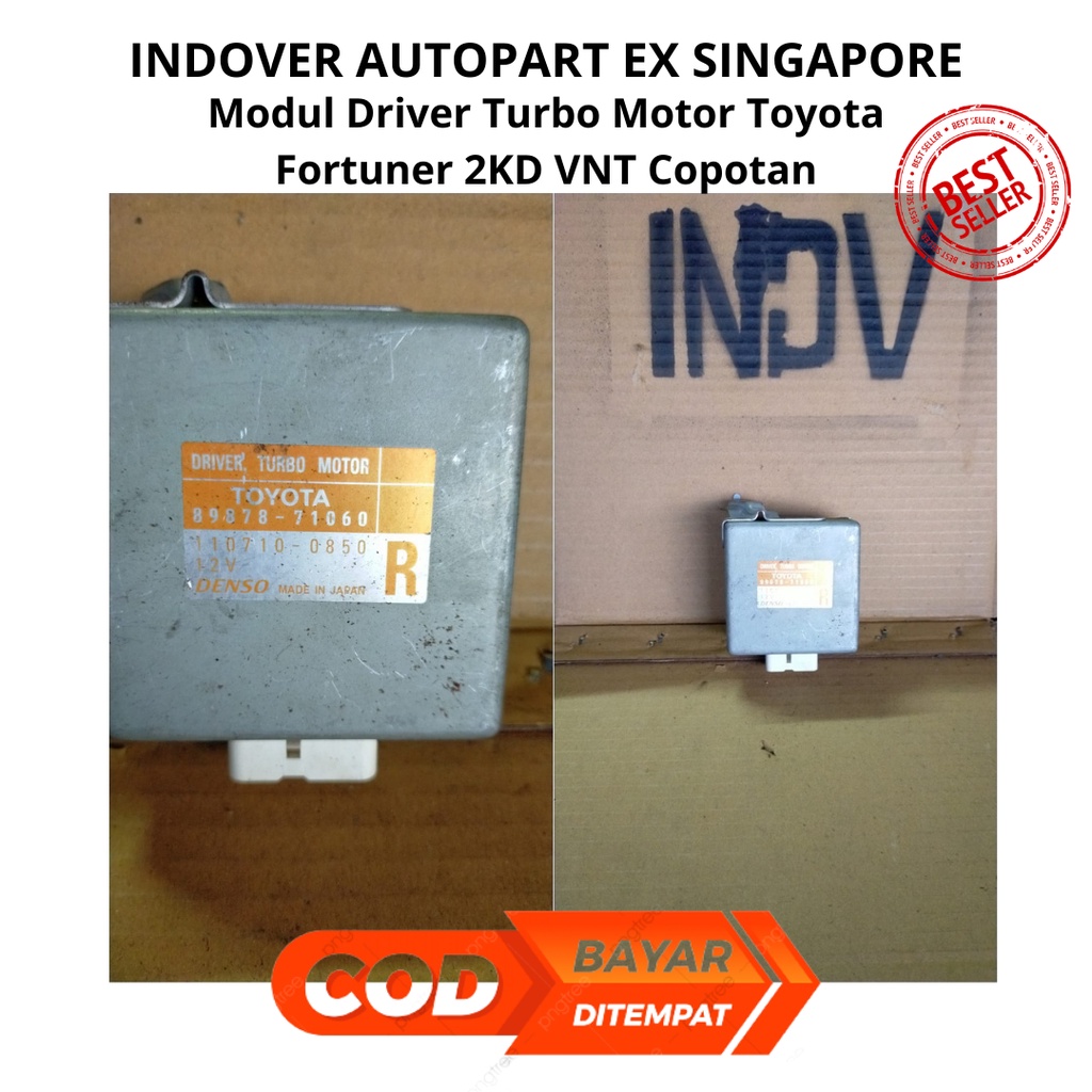 Jual Modul Driver Motor Turbo Toyota Fortuner 2KD VNT Original Copotan ...
