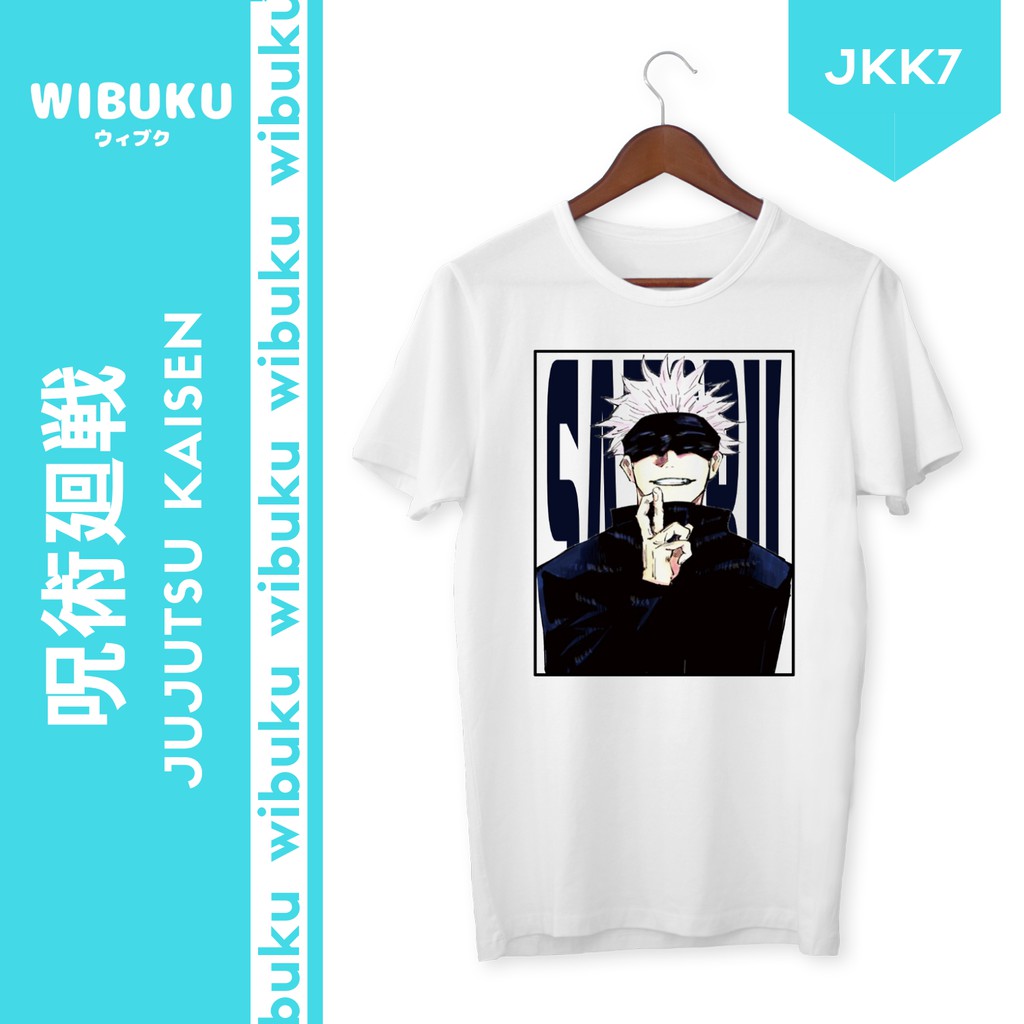 Jual Wibuku - [Kang Buta] - Jujutsu Kaisen - Gojo Satoru - Kaos Anime ...