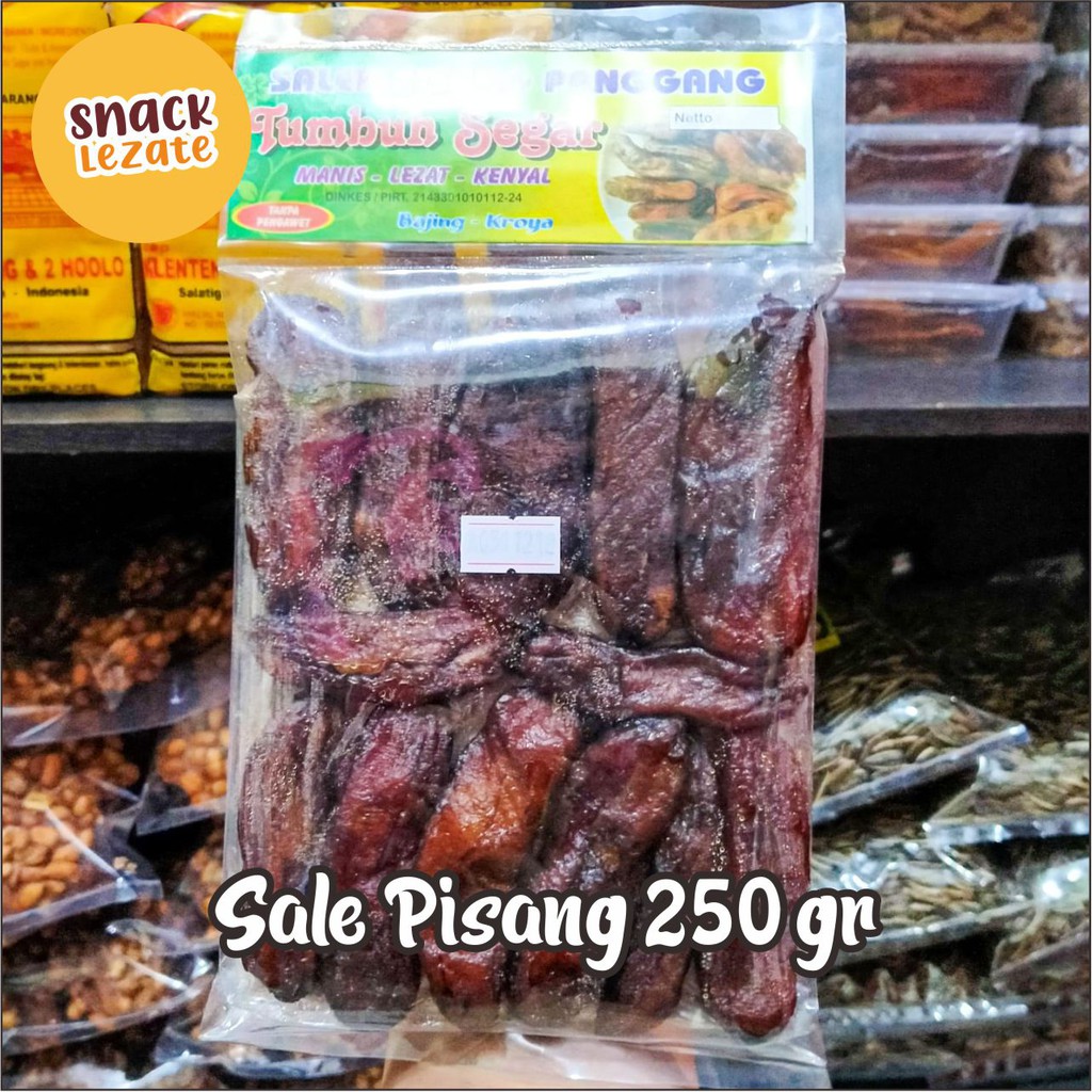 Jual Sale Pisang Jari 250gr / Sale Pisang Basah / Sale Pisang Panggang ...