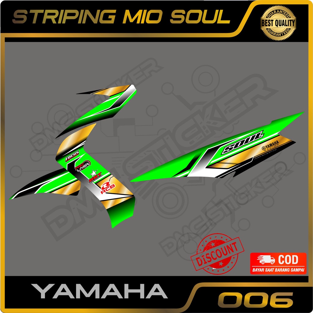 Jual Striping Mio Soul - Stiker Striping Variasi List Mio Soul | Shopee ...