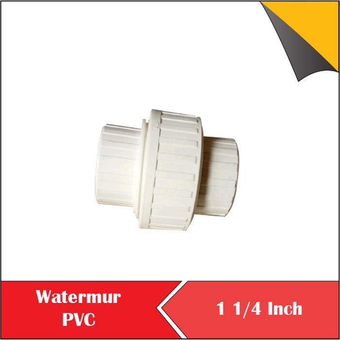 Jual WATERMUR SOK WATERMUR PVC 1 1/4 INC WATER MUR UNION POLOS SAMBUN ...