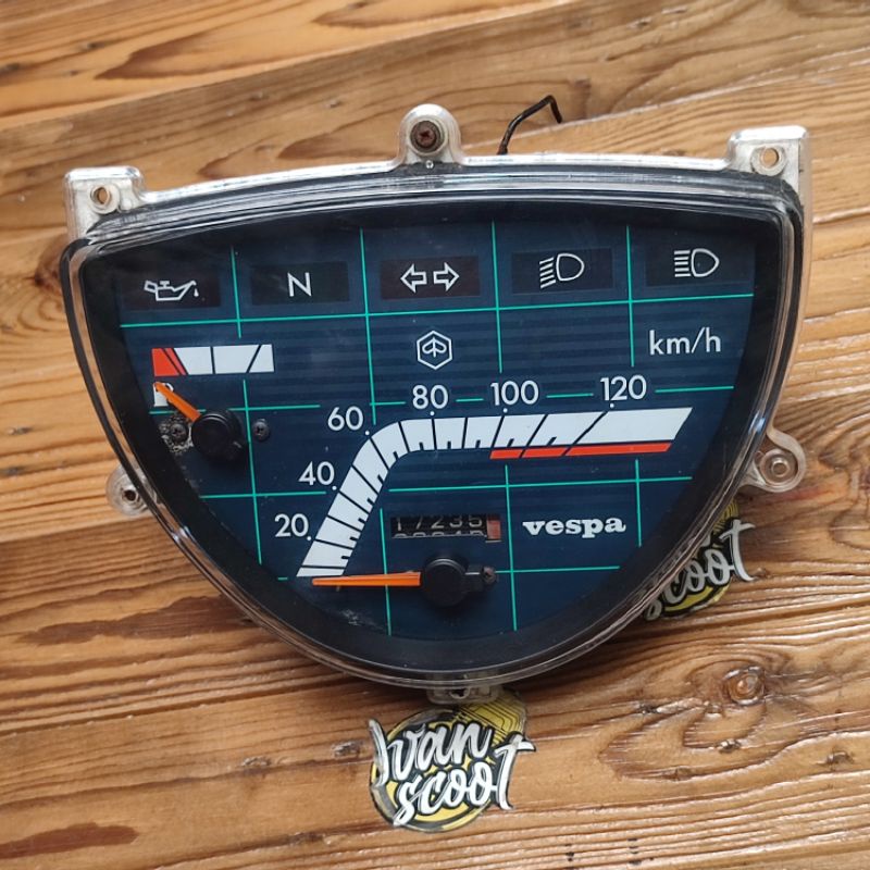 Jual SPEEDOMETER VESPA EXCEL ORIGINAL SECOND COPOTAN UNIT SPIDOMETER ...