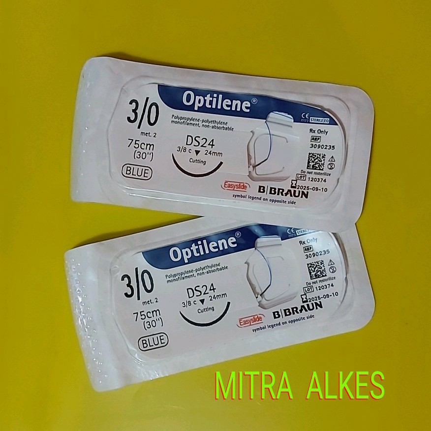 Jual Benang Optilene 3/0 DS24 75cm B BRAUN. l Optilen 3.0 Ds 24 BBRAUN ...