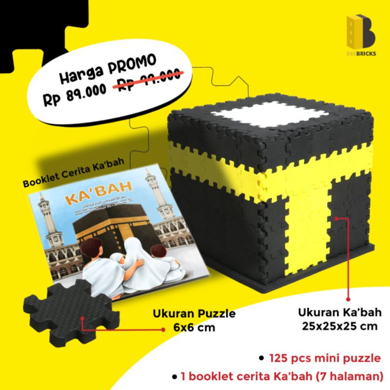 Jual Nobie Store - Puzzle Kaaba Series Hoopoe / Puzzle Ka'bah / Puzzle ...