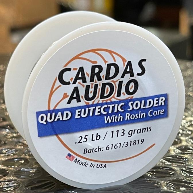 Jual Cardas Audio Quad Eutectic solder with Rasin core timah solder ...