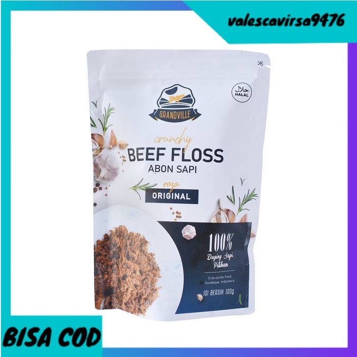 Jual ⭐BISA COD⭐ Grandville Crunchy Beef Floss / Abon Sapi 100 Gr ...