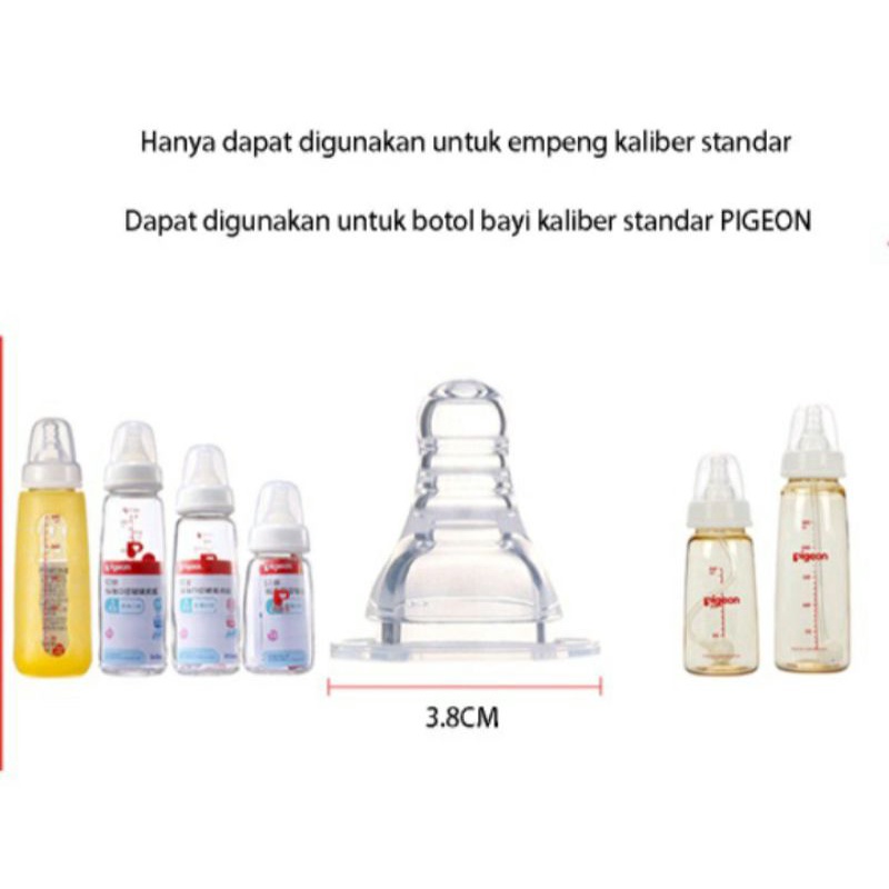 Jual Nipple/ Dot standar botol peristaltik/slim neck mirip pigeon BPA ...