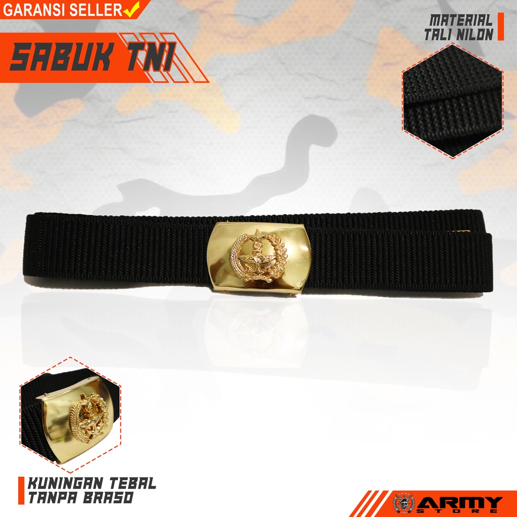 Jual Sabuk PDH TNI kuningan non braso | Shopee Indonesia