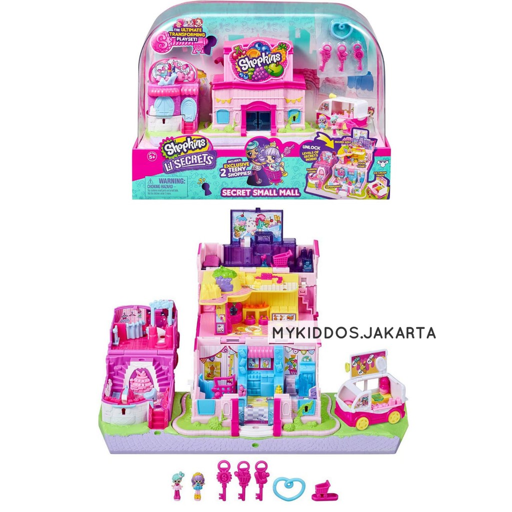 Jual SHOPKINS LIL SECRETS SECRET SMALL MALL PLAYSET ORIGINAL | Shopee ...