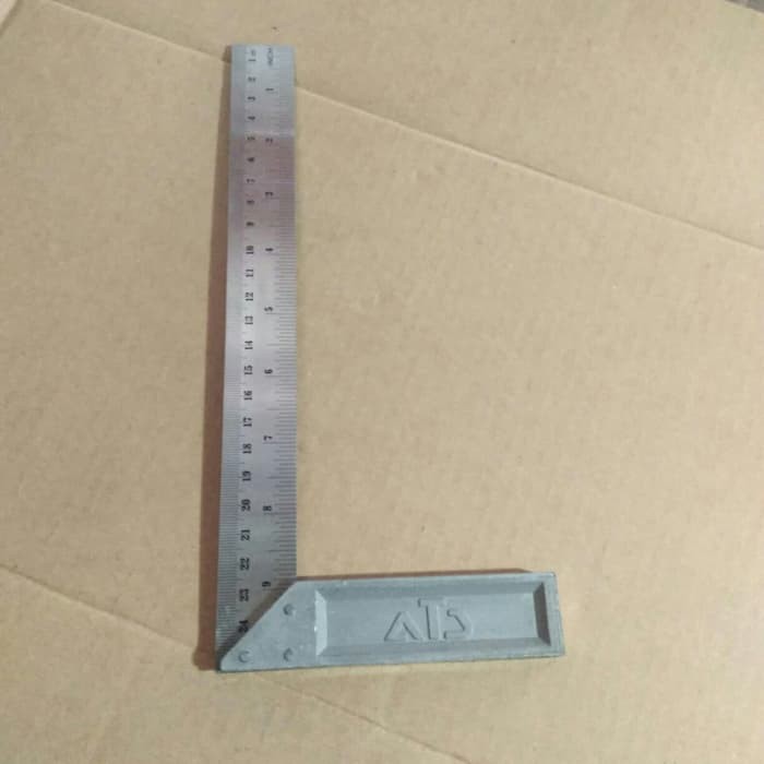 Jual Penggaris siku besi L 10" | Shopee Indonesia