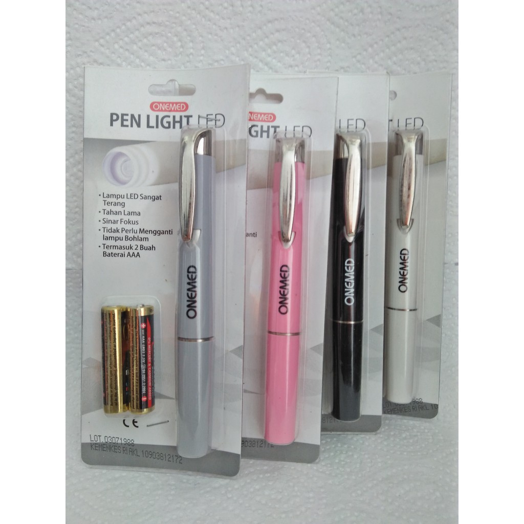 Jual PENLIGHT LED + BATERAI ONEMED | Shopee Indonesia