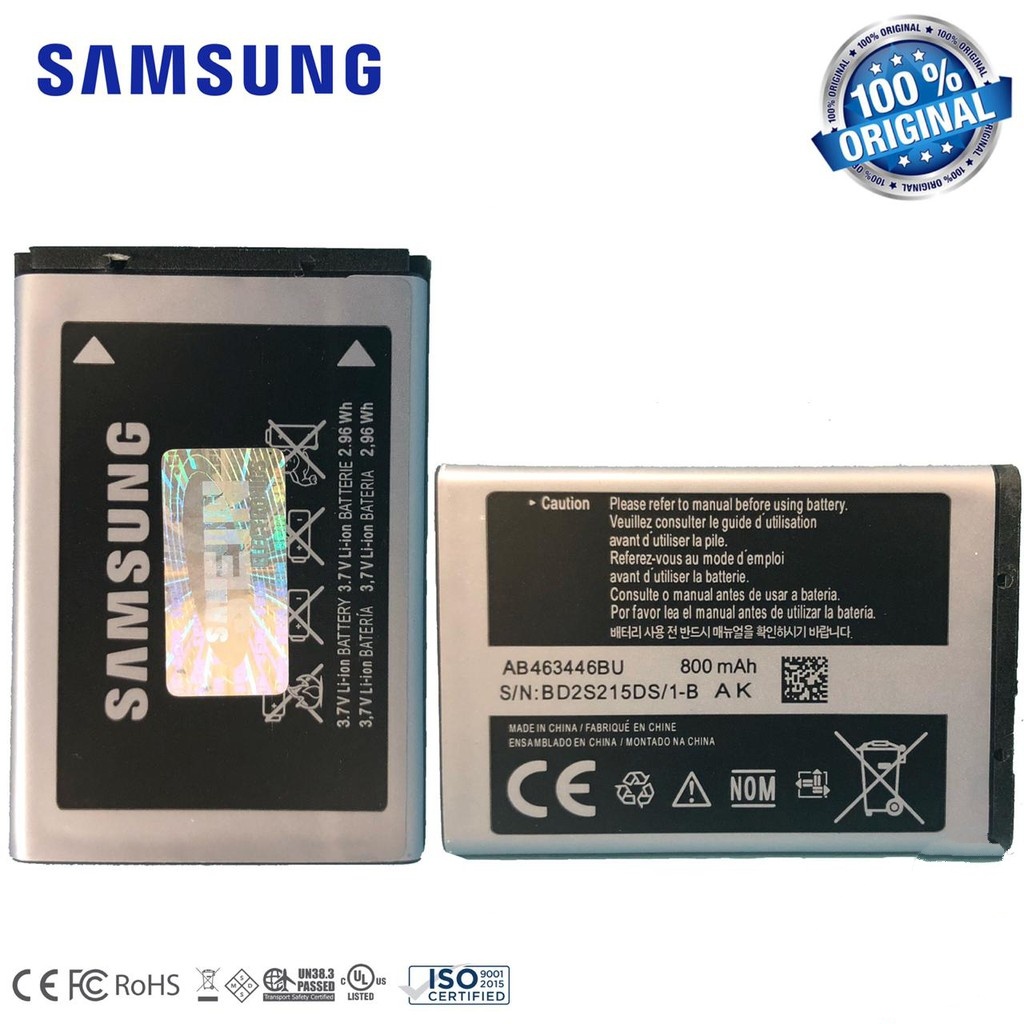 Jual Baterai Samsung Original B463446BU 800mAH Samsung/Battery Jadul ...