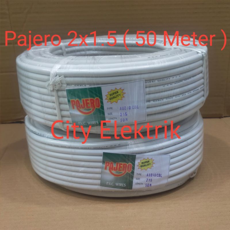 Jual Kabel Listrik Serabut Pajero 2x1.5 ( 50 Meter ) | Shopee Indonesia