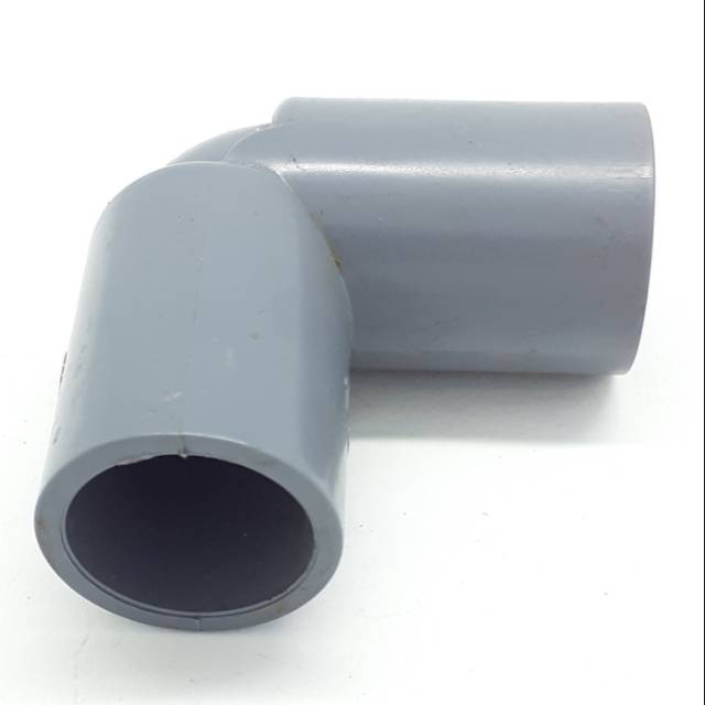Jual Keni knee belokan 1/2 inch PVC polos L elbow | Shopee Indonesia