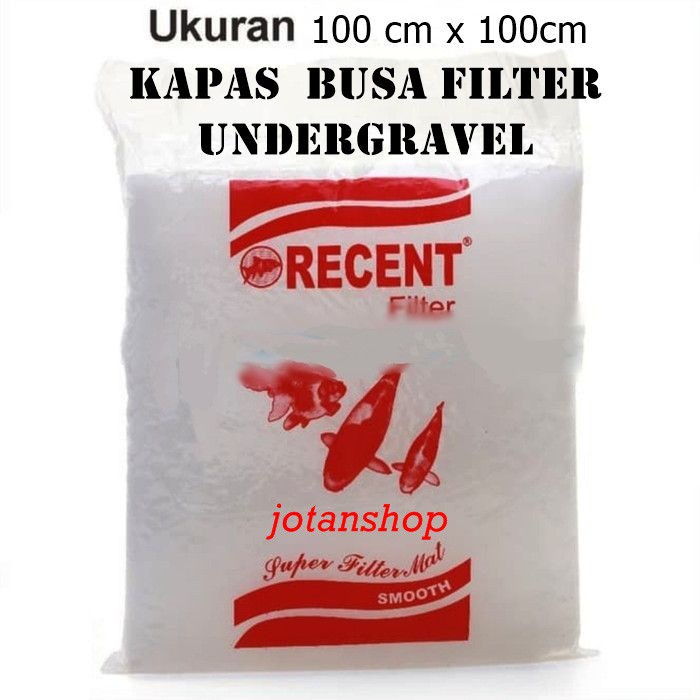 Jual 1mx1m kapas busa filter dakron undergravel kolam aquarium ...