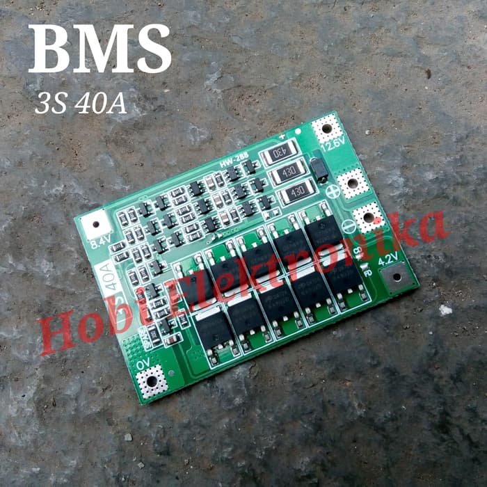 Jual Modul BMS 3S 40A 12Volt untuk baterei 18650 Termurah | Shopee ...