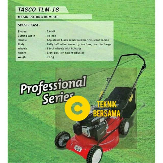 Jual MESIN POTONG RUMPUT DORONG TASCO TLM 18 | Shopee Indonesia