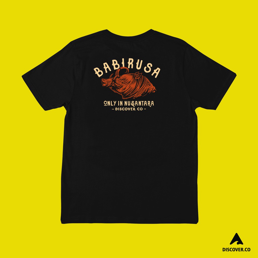 Jual BABI RUSA DISCOVER CO ( Kaos Distro Pria ) | Shopee Indonesia