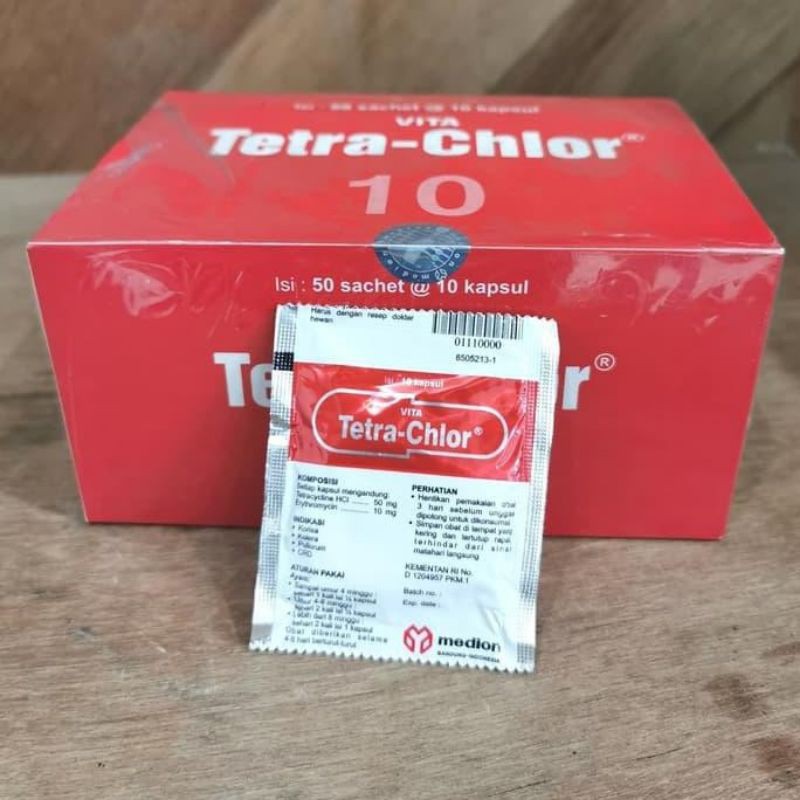 Jual VITA TETRA CHLOR KAPSUL 10 tablet TETRACHLOR - Antibiotik ...