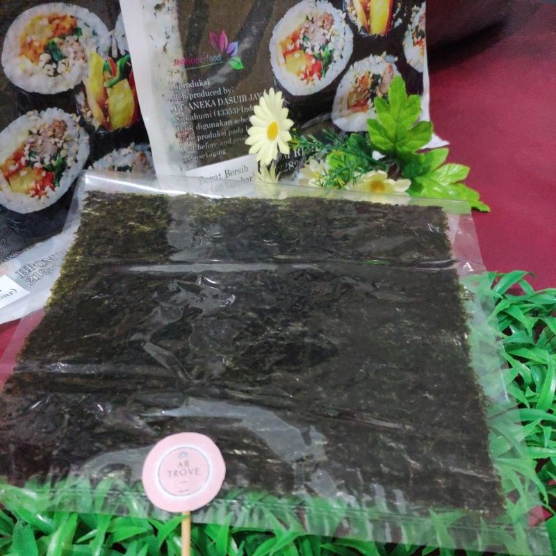Jual Sushi Nori java superfood / Rumput Laut panggang Seaweed ini ...